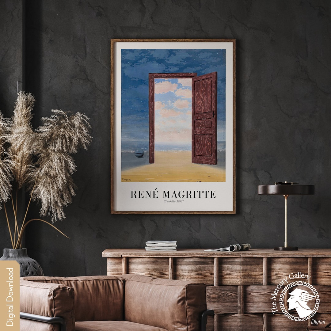 Rene Magritte Poster, L'embellie 1962, Rene Magritte Art Print ...