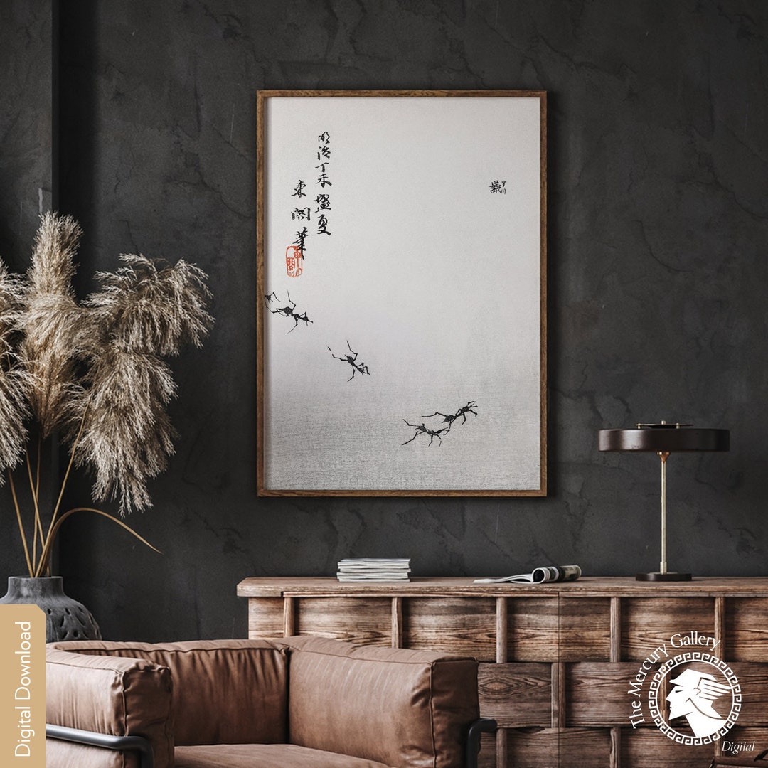 Ants Trail Illustration, Morimoto Toko Poster Print, Vintage Poster ...