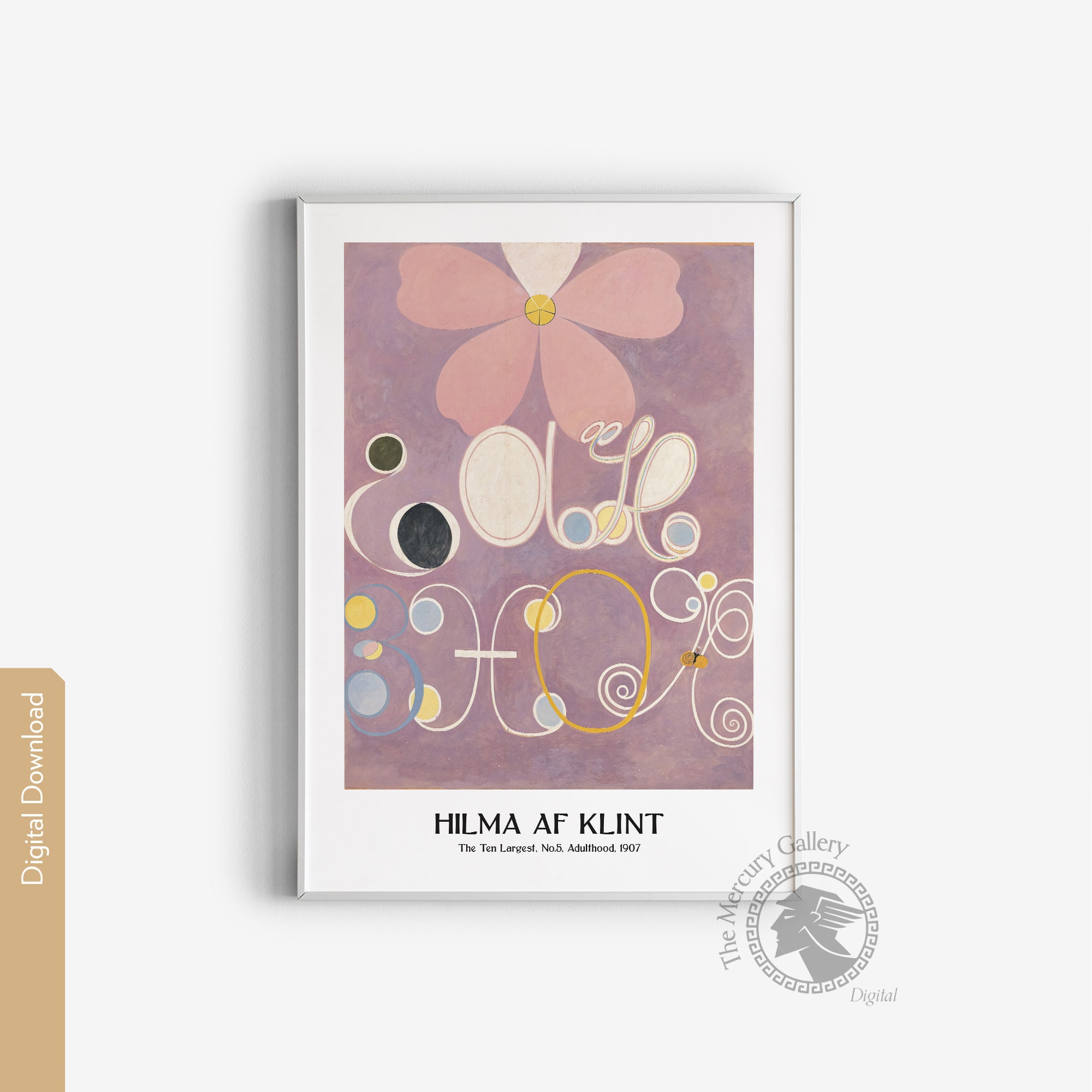 Hilma Af Klint Poster Die Zehn Größten No.5 1907 - Etsy.de