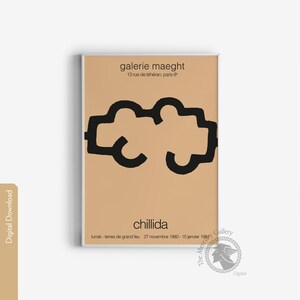 Eduardo Chillida Galerie Maeght Exhibition Poster, Abstract Art ...
