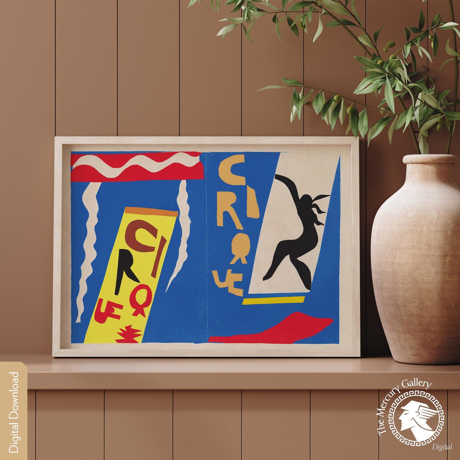Henri Matisse the Circus Art Print, Colorful Exhibition Poster (digital ...