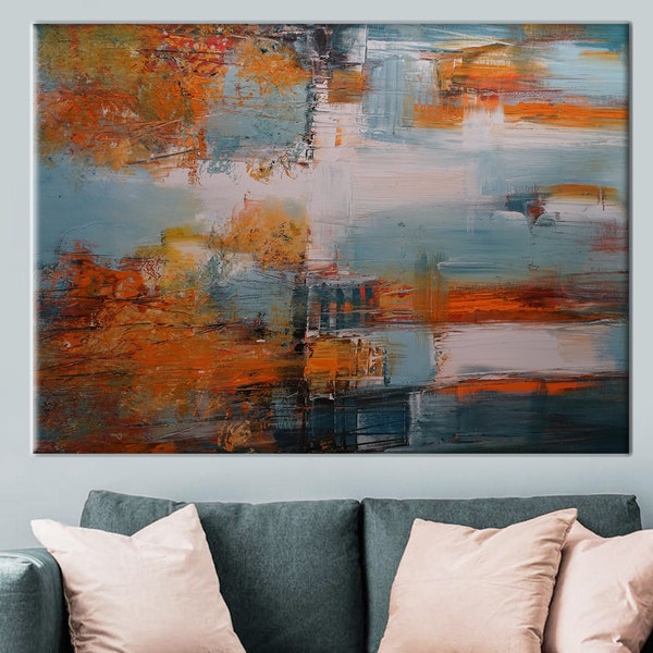 Autumn Abstract - Etsy