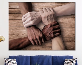 Helping Hands Poster - Etsy