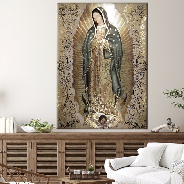 Abstract Virgin Mary - Etsy