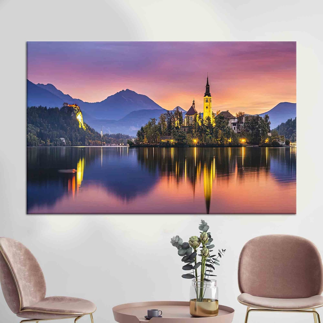 Custom Wall Hanging, Landscape Poster, Wall Art Canvas, Wall Art ...