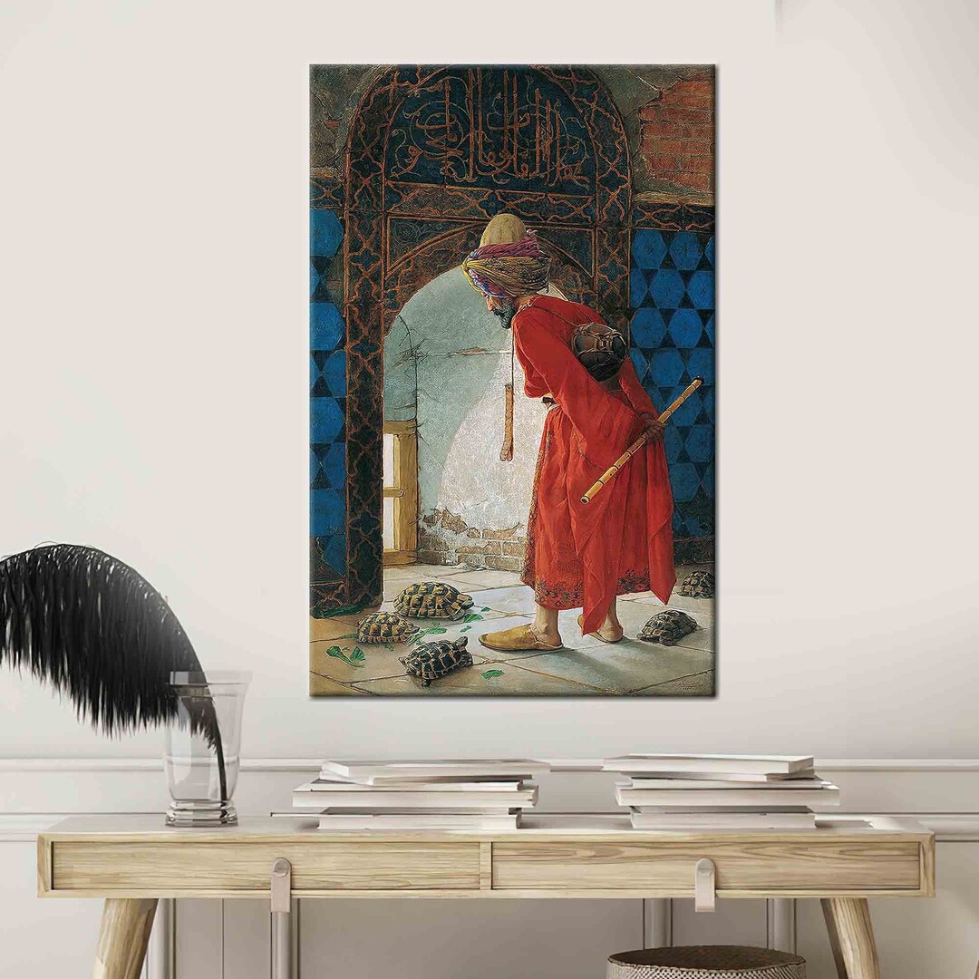 Classic Wall Decor, Osman Hamdi Bey Wall Decor, Reproduction Printed ...