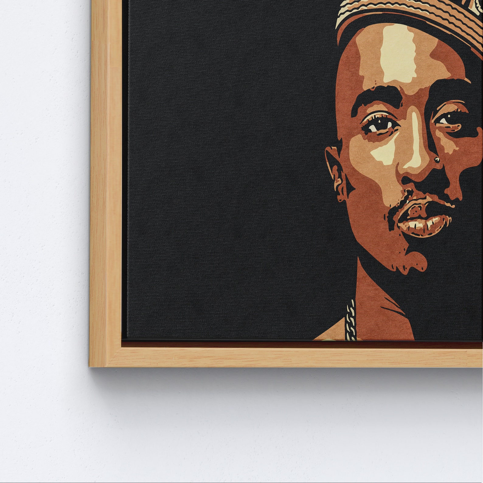 Tupac Shakur Hip Hop Poster Tupac Printed 2pac Art Canvas - Etsy