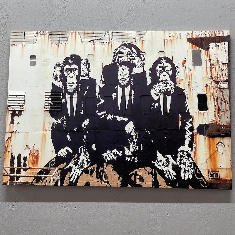 Abstract Graffiti Monkey - Etsy