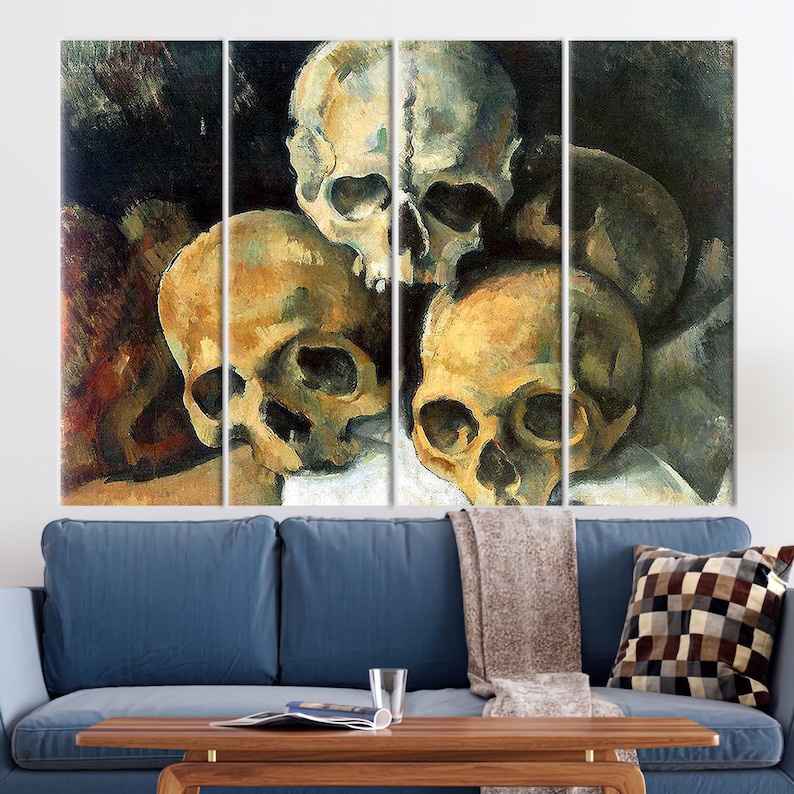 Paul Cezanne Pyramid of Skulls Pyramid of Skulls Wall Decor - Etsy ...