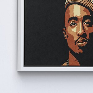 Tupac Shakur, Hip Hop Poster, Tupac Printed, 2pac Art Canvas, Famous ...