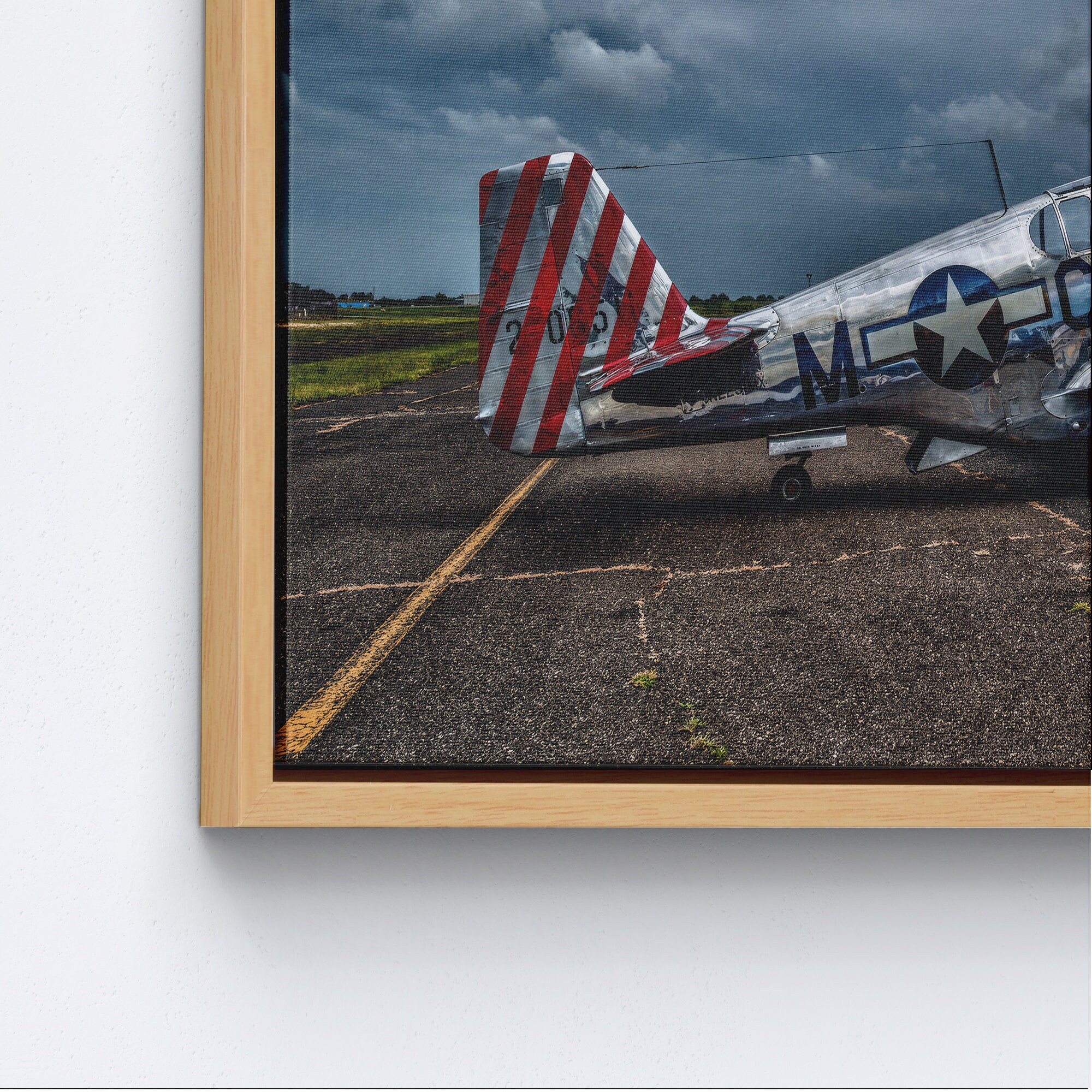 Modern Wall Art, Plane Canvas, Man Cave Canvas Decor, Fighter North ...