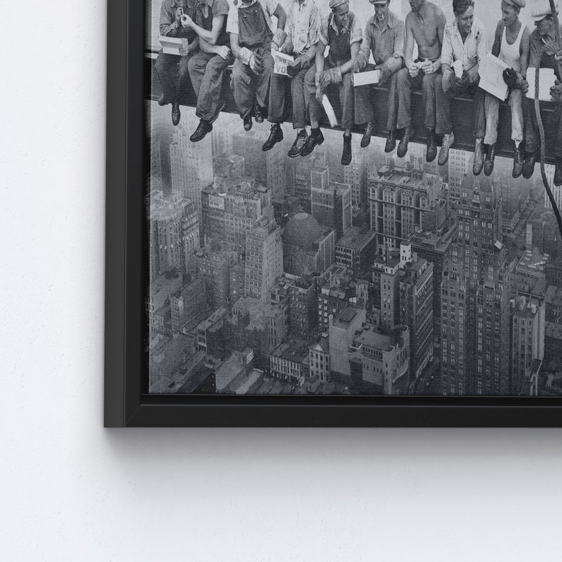 Lunch Atop a Skyscraper Popular Poster New York Wall Decor - Etsy