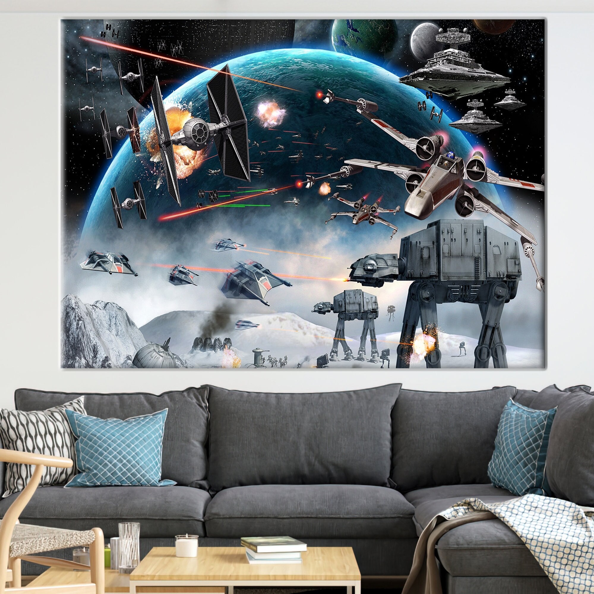 Star Wars Space Battle Art