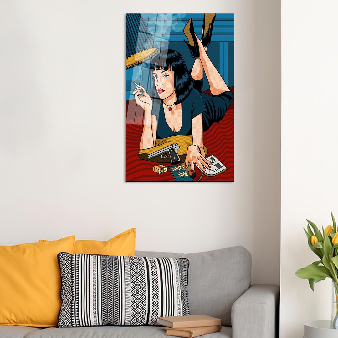 POP ART Glass, Bedroom Glass, Modern Glass Printing, Tempered Glass ...