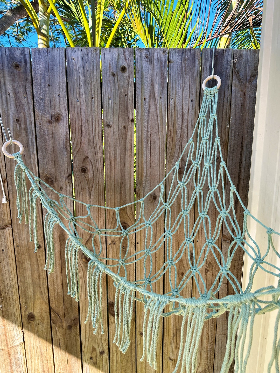 Sage/soft Green Macrame Corner Toy Hammock / Boho / Vintage Home for ...