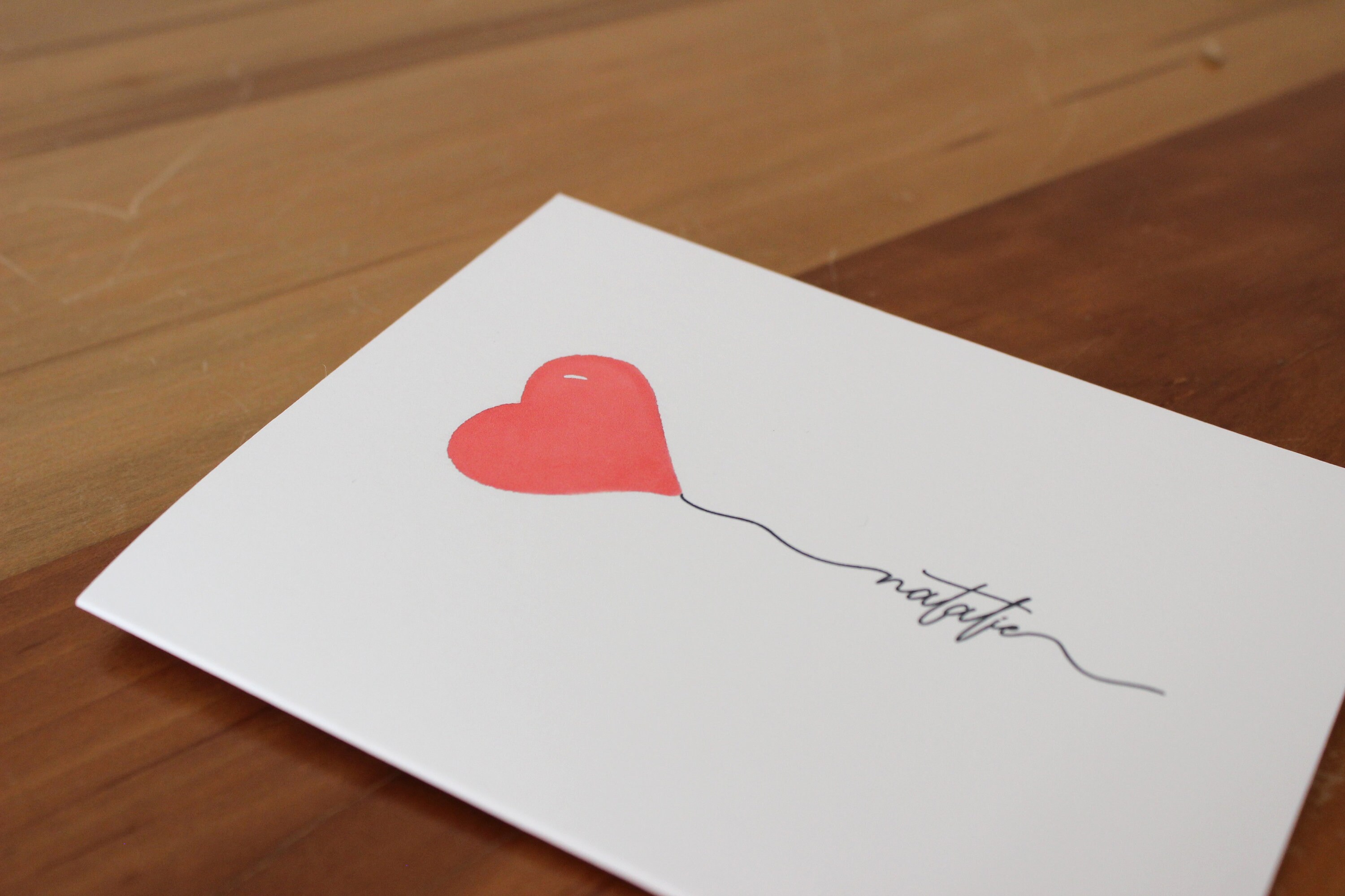 Personalized Heart Card | Personalization Cards | Custom Cards | Heart ...