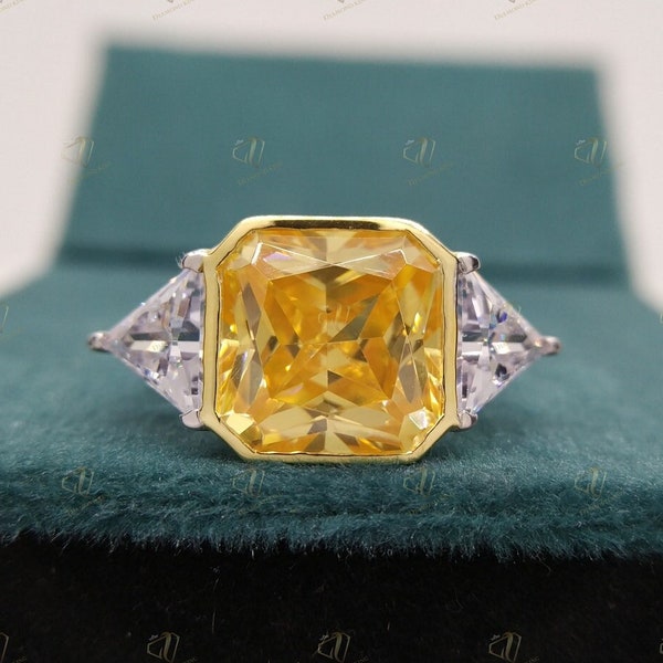 Canary Diamond Ring - Etsy