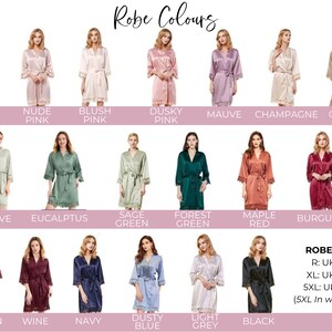 Personalised Bridal Robe, Wedding Dressing Gown, Brides Gift, White ...