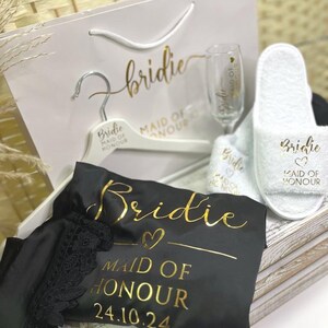 Personalised Bridal Robe: Wedding Dressing Gown, Brides Gift - Etsy