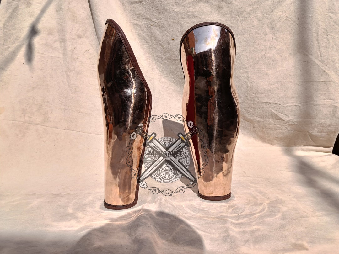 Ancient Greek Bronze Greaves Best for Reenactment Gift Leg Protection ...