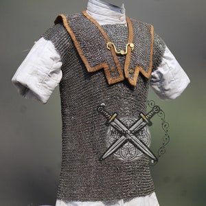 Lorica Hamata Roman Chainmail Armor Construction Alternating 6 Mm Round ...