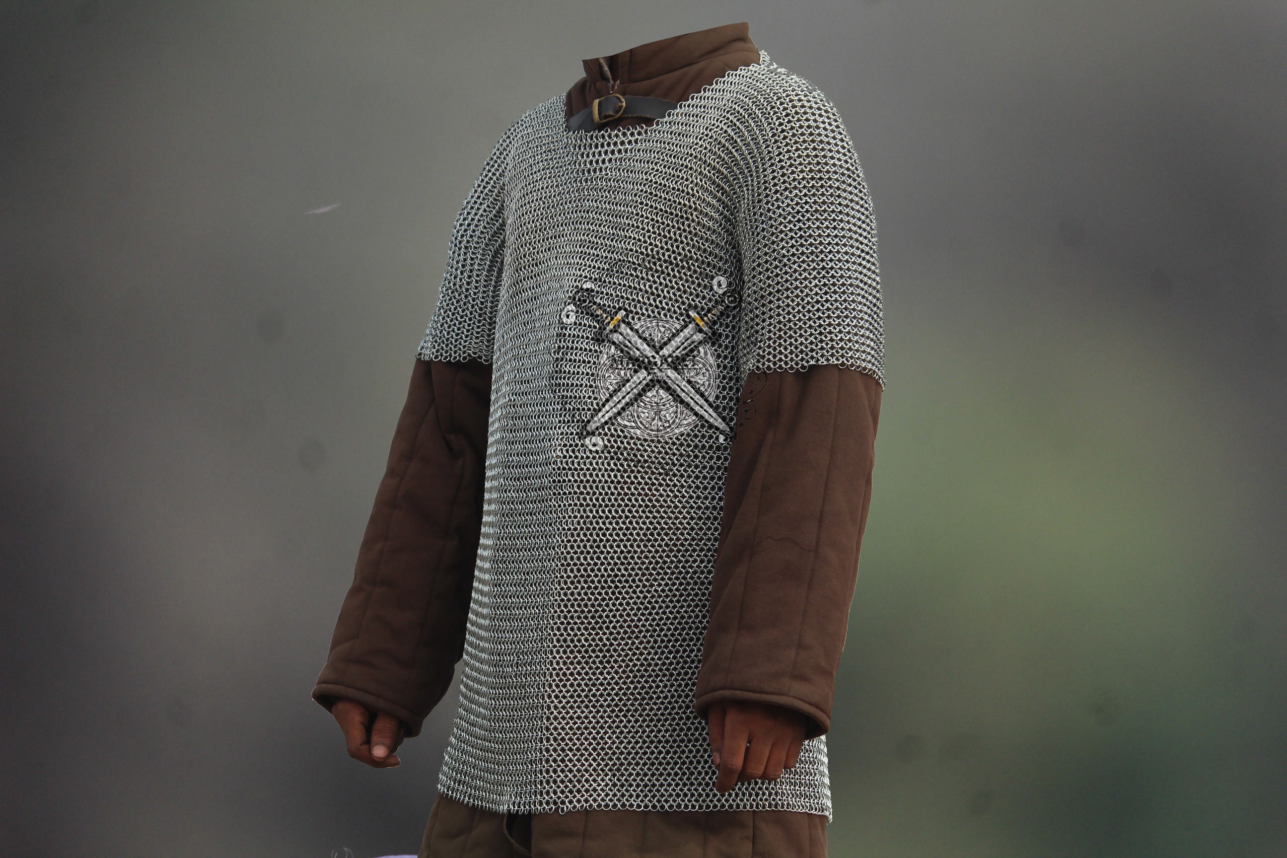 Butted Chainmail Haubergeon Medieval Armor 6mm Butted - Etsy