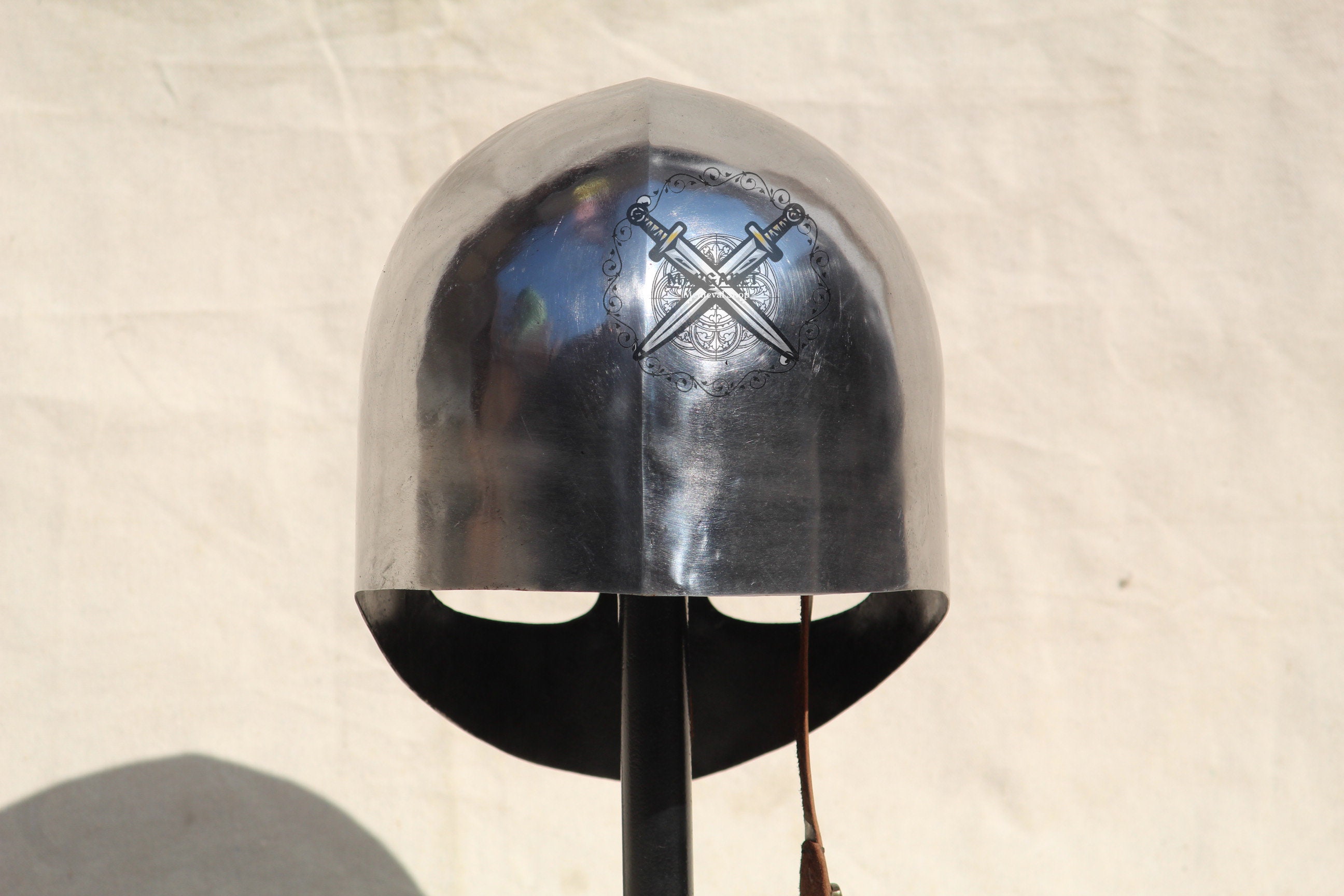 Musee Prive William Scollard Helmet 13th Century Larp - Etsy