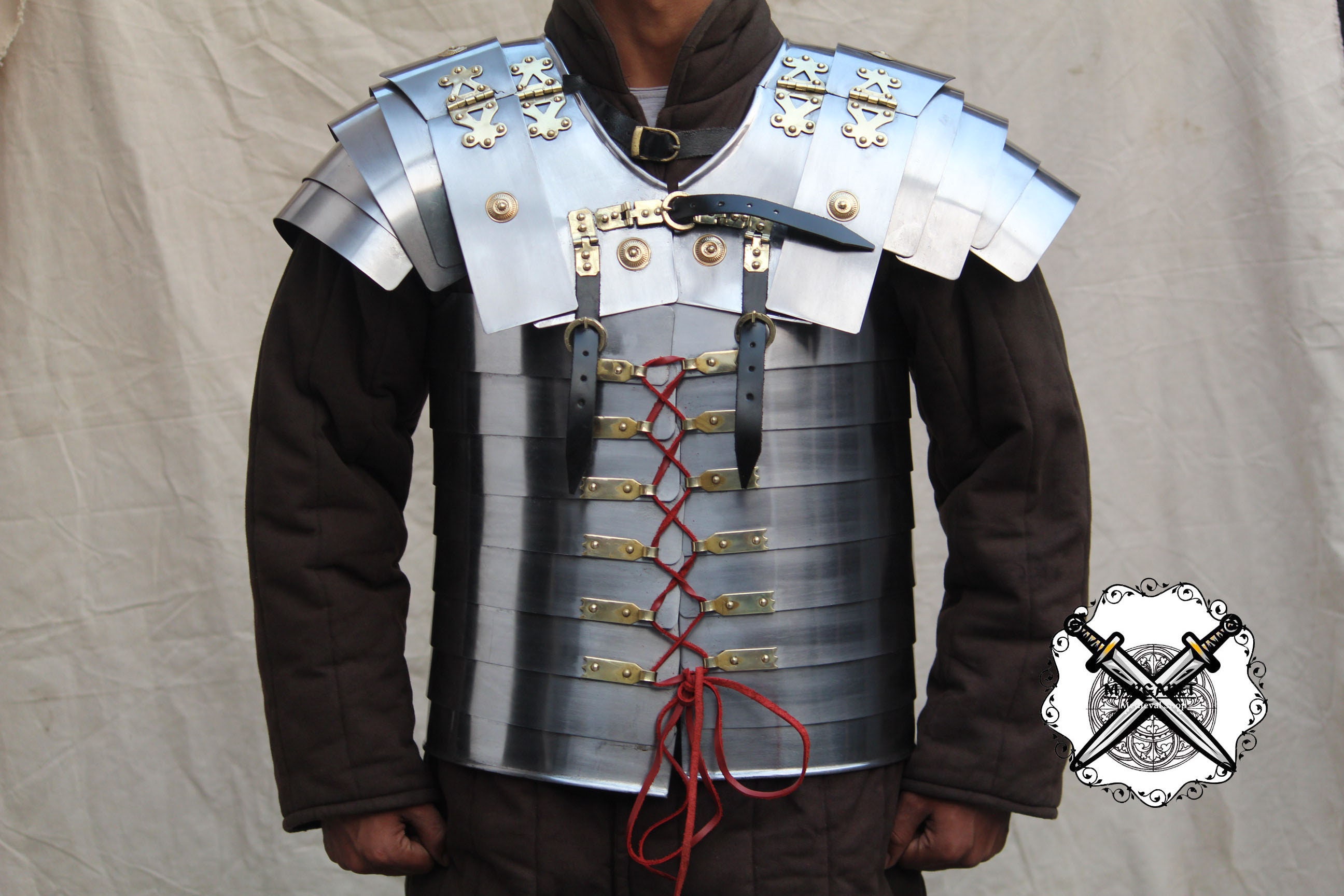 Lorica Segmentata Armor Made From 18 Gauge Mild Steel Great - Etsy