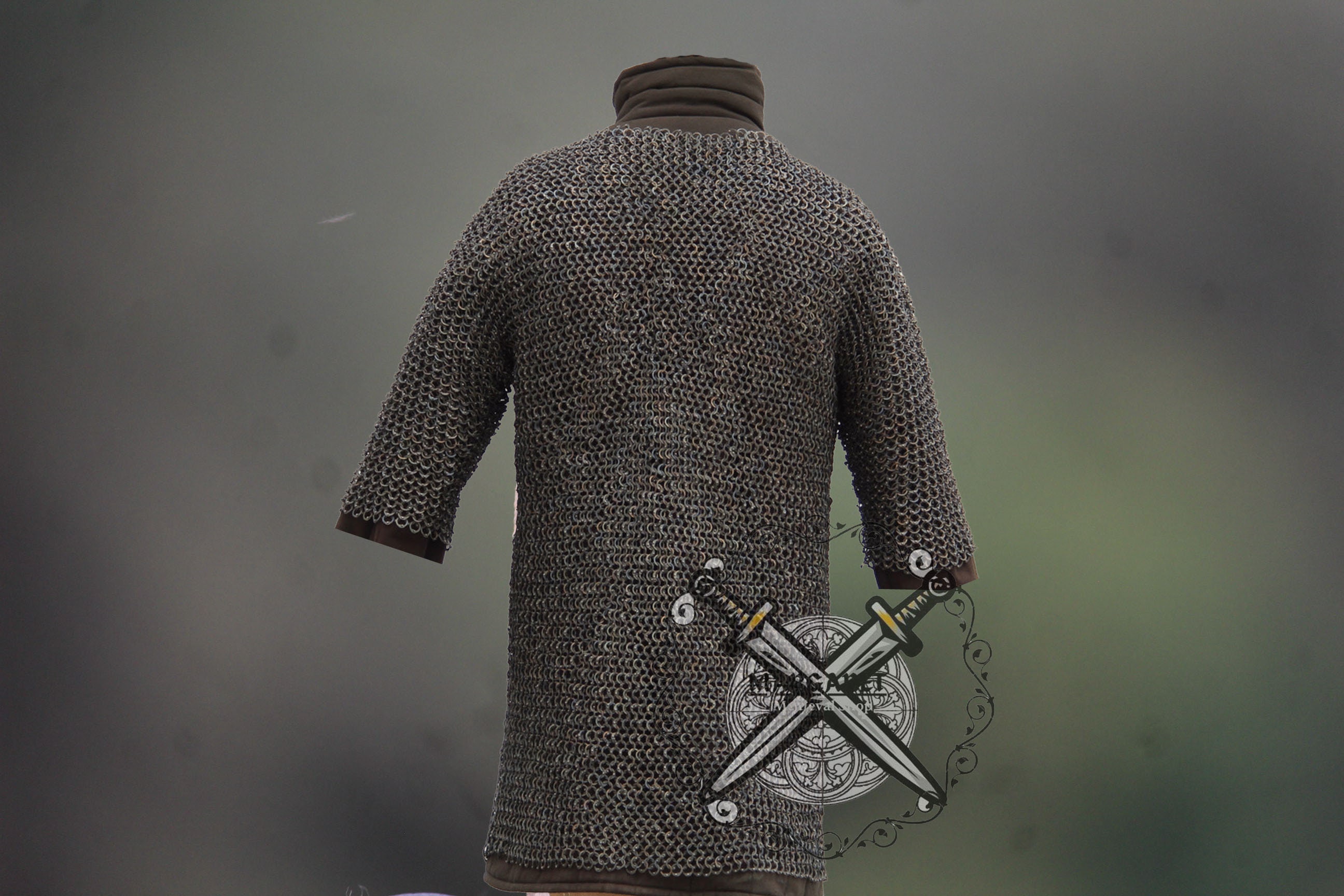 Titanium Chainmail Shirt Medieval Armor Maille Shirt Flat Ring - Etsy