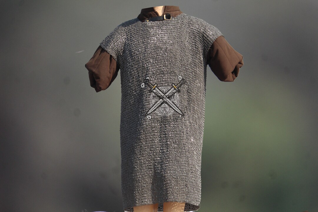 Chainmail Hauberk Shirt Maille Armor 6mm Flat Ring Sleeveless / Costume Gifts / Handmade - Etsy
