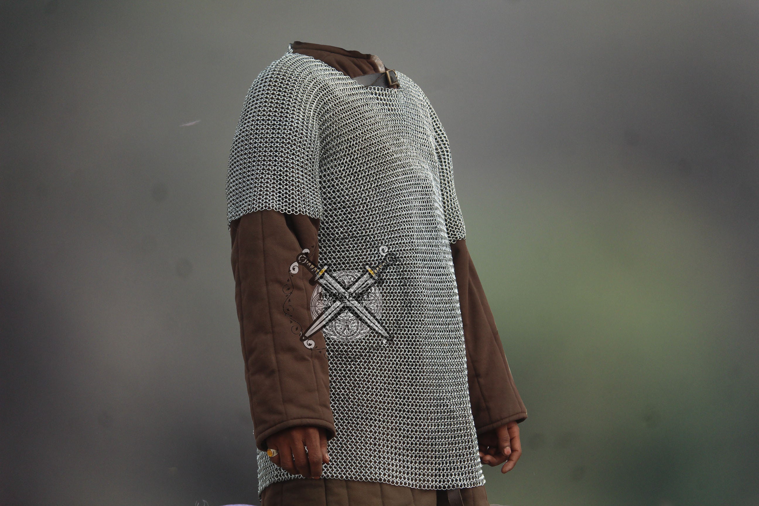 Butted Chainmail Haubergeon Medieval Armor 6mm Butted - Etsy