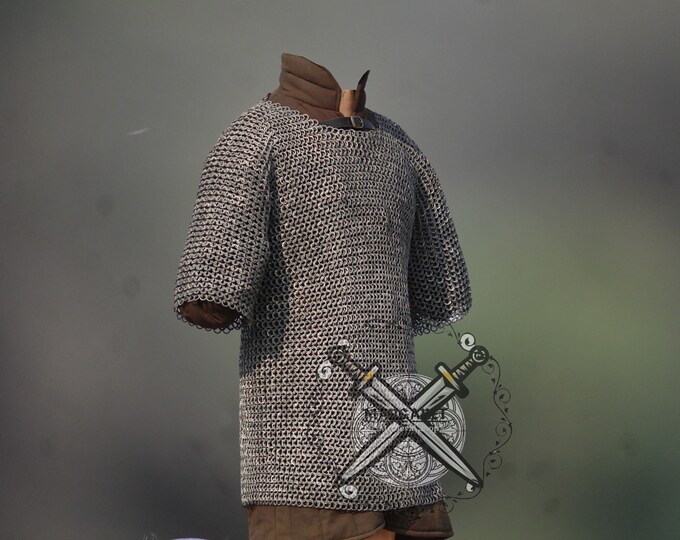 Aluminum Darkened Chainmail Shirt Antique Medieval Armor Aluminum ...