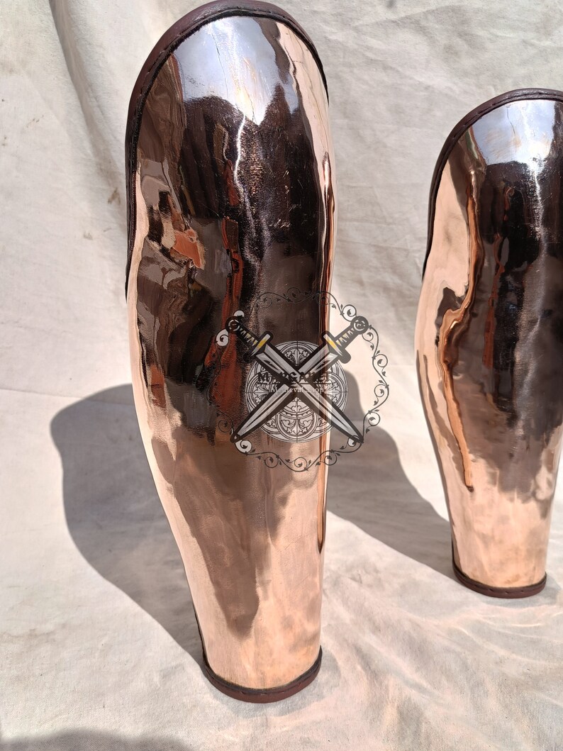 Ancient Greek Bronze Greaves Best for Reenactment Gift Leg Protection ...