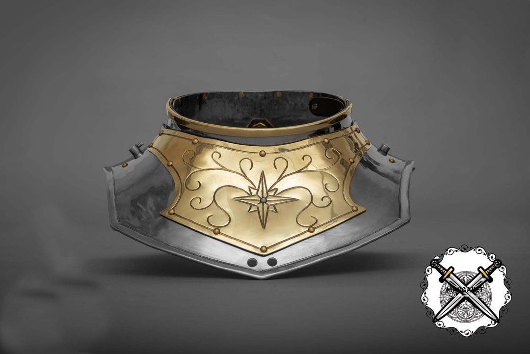 Combat Gorget Sca Larp Medieval Fantasy Gorget - Etsy