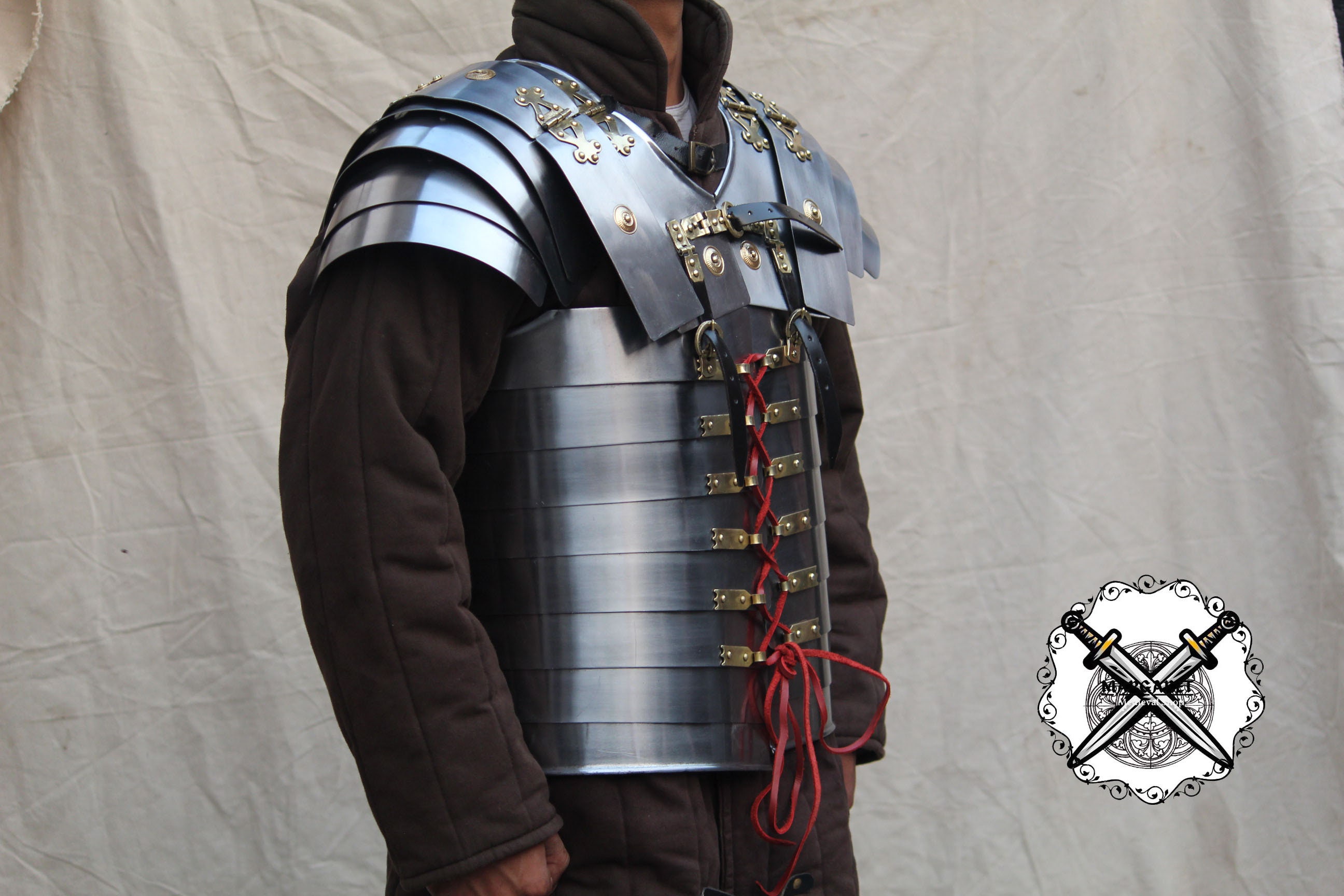 Lorica Segmentata Armor Made From 18 Gauge Mild Steel Great - Etsy