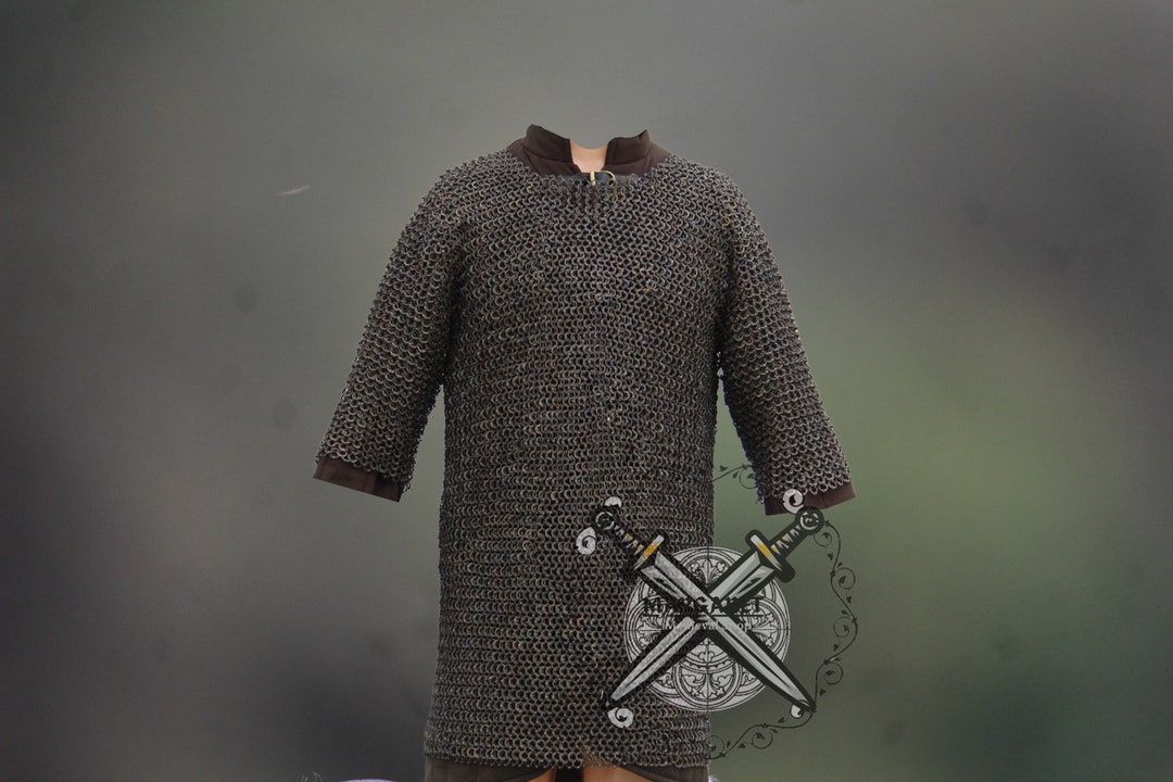 Titanium Chainmail Shirt Medieval Armor Maille Shirt Flat Ring Every ...