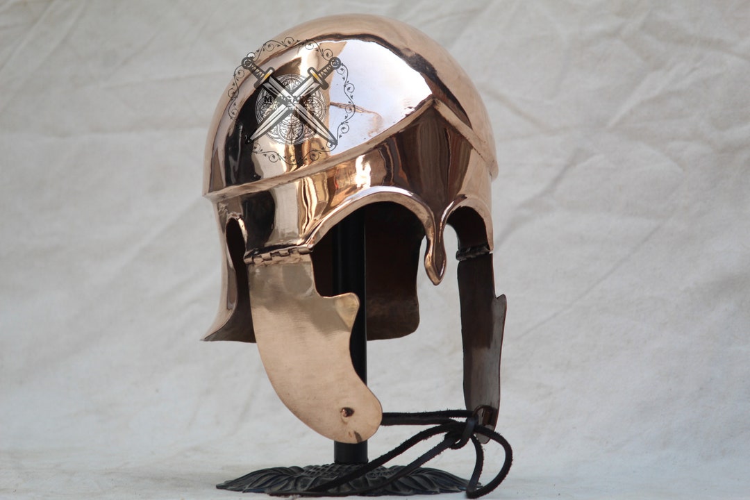 Ancient Greek Chalcidian type Bronze Helmet 4th 5th Century / Greek ...