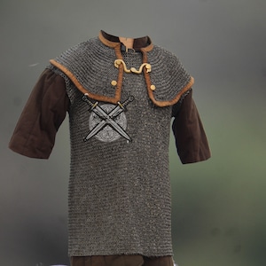 Roman Lorica Hamata Roman Chainmail Armor Construction Alternating 6mm ...