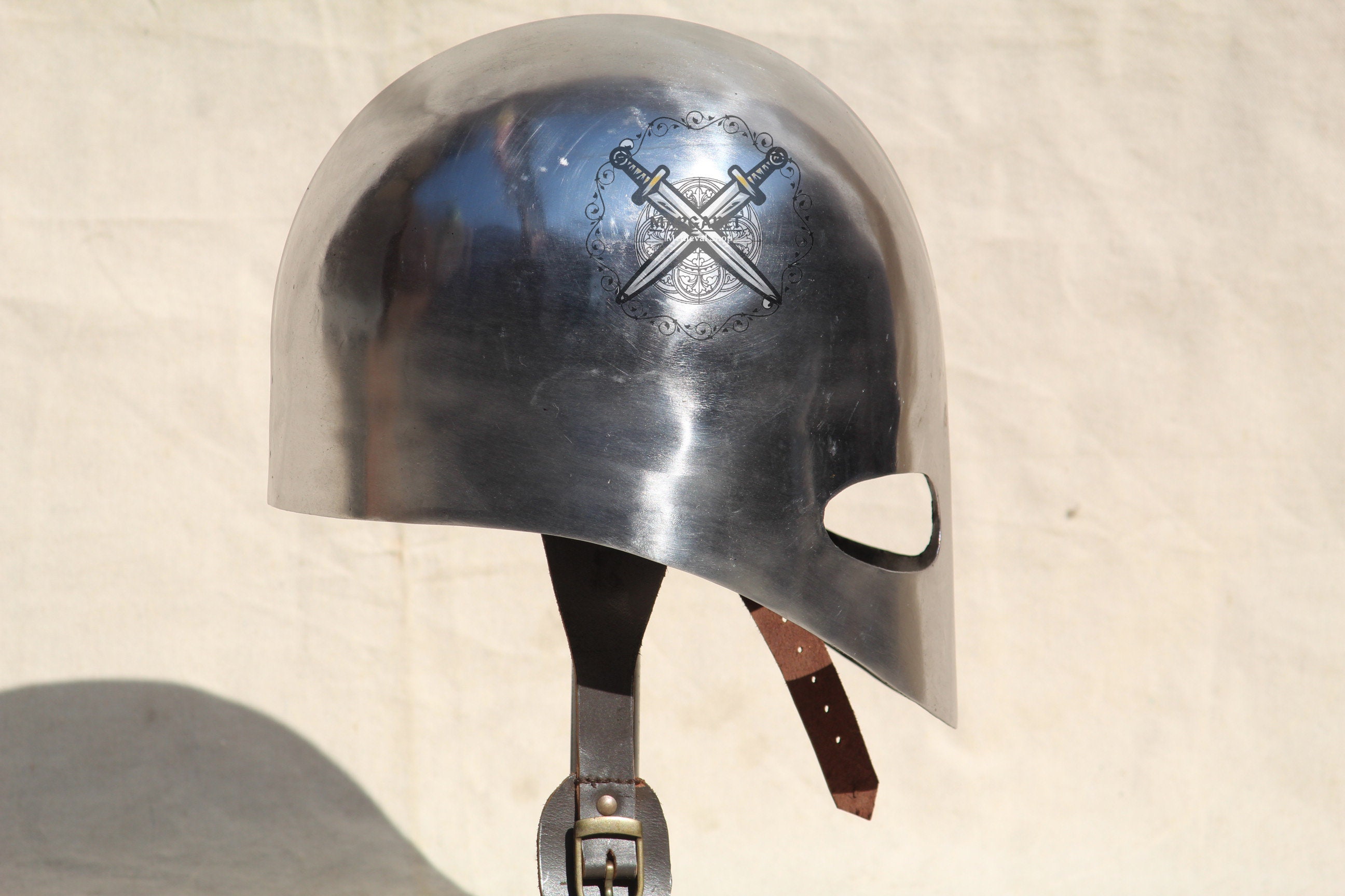 Musee Prive William Scollard Helmet 13th Century Larp - Etsy