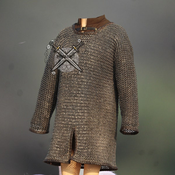 Leather and Chainmail Hauberk - Etsy