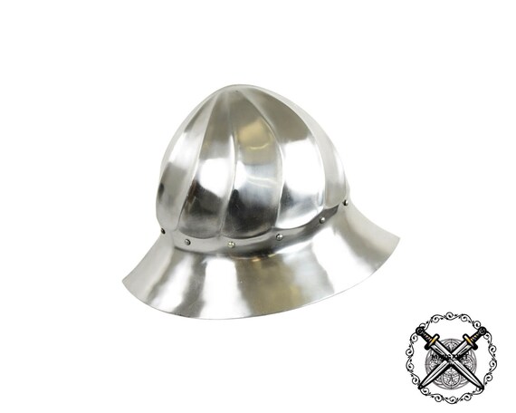 Burgundian Fluted Helm is a Late-medieval Style Helm | Etsy