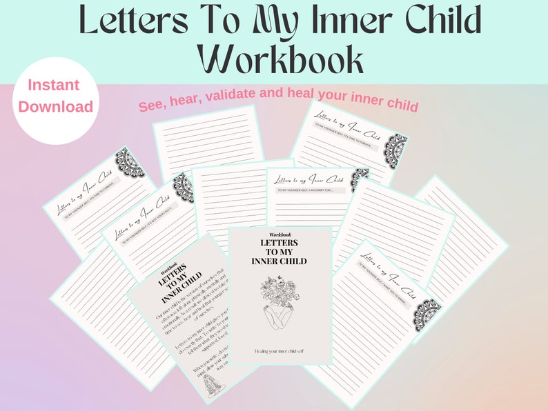 Inner Child Healing Inner Child Letter Inner Child Healing - Etsy