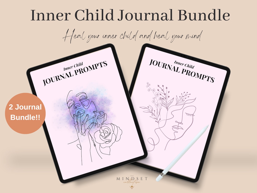 Inner Child Journal Prompts Bundle - Printable Self-discovery Workbook ...