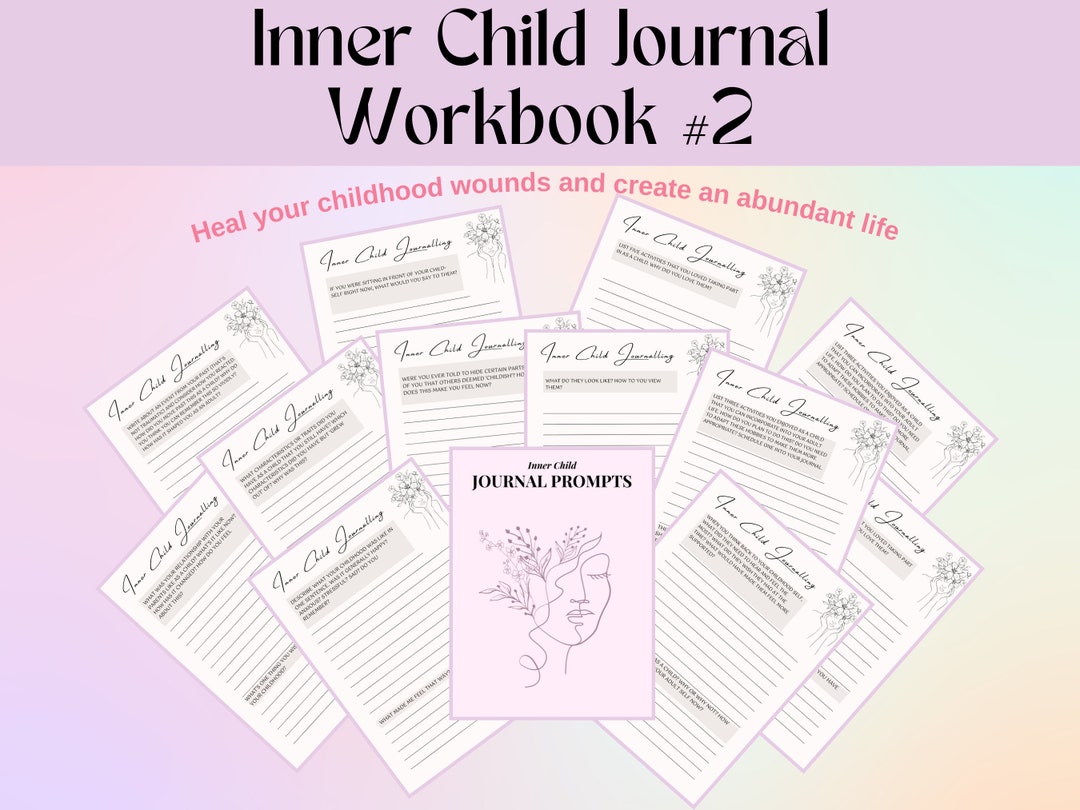 Inner Child Shadow Work, Journal Prompts, Printable Workbook Mental ...