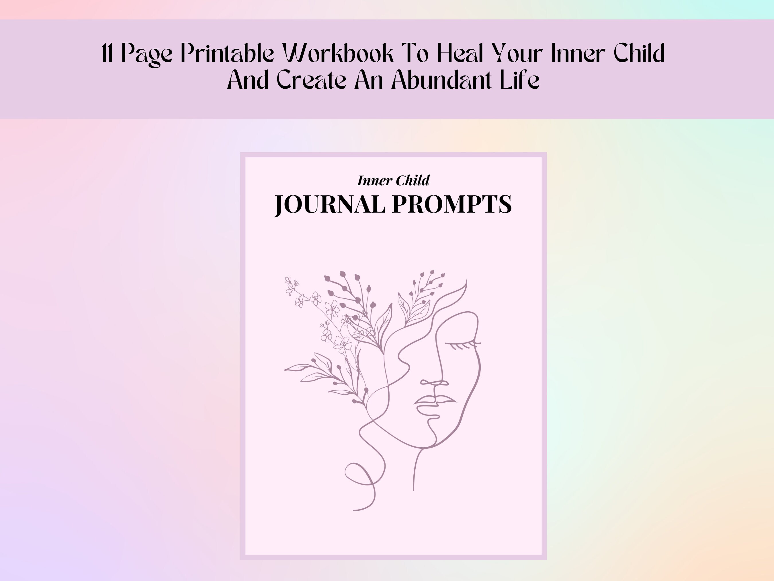 Inner Child Shadow Work, Journal Prompts, Printable Workbook Mental ...