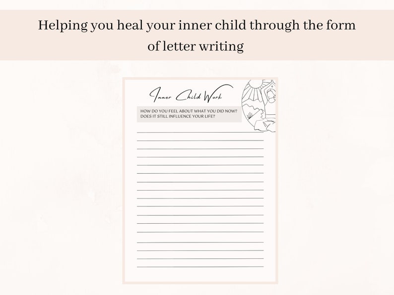 Journal Prompts for Subconscious Healing Inner Child Work Digital ...