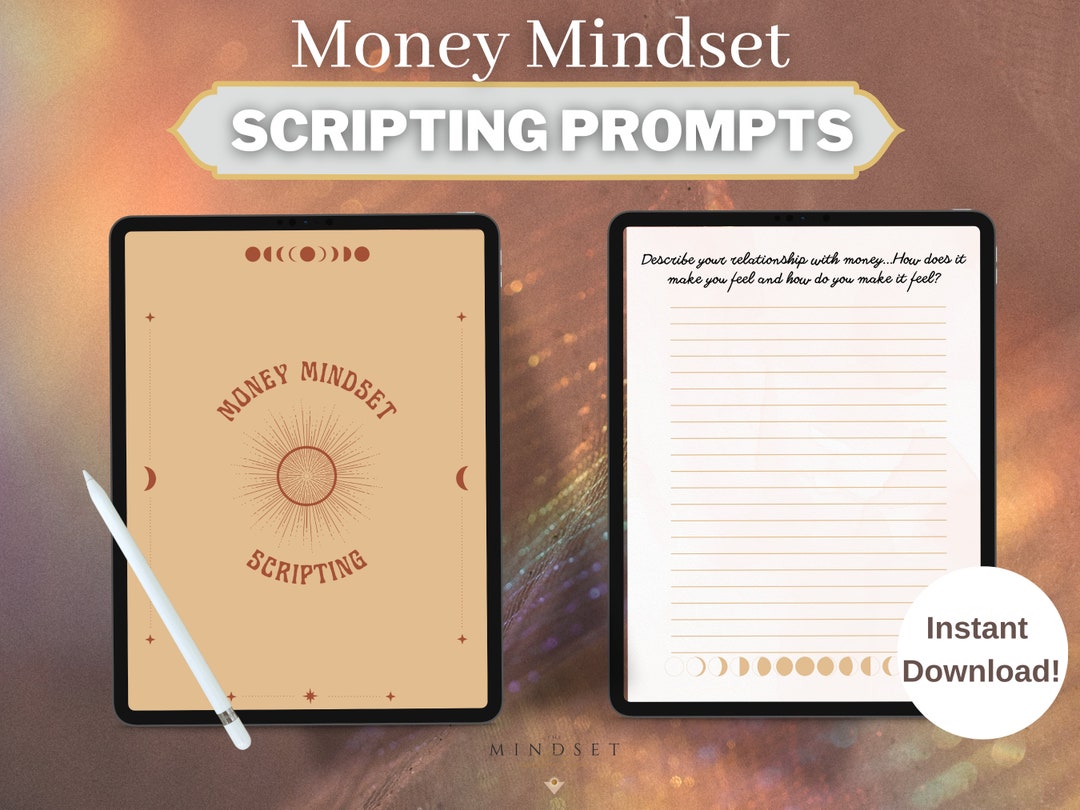 Manifest Money Journal Prompts for Abundance Mindset Digital Journal ...