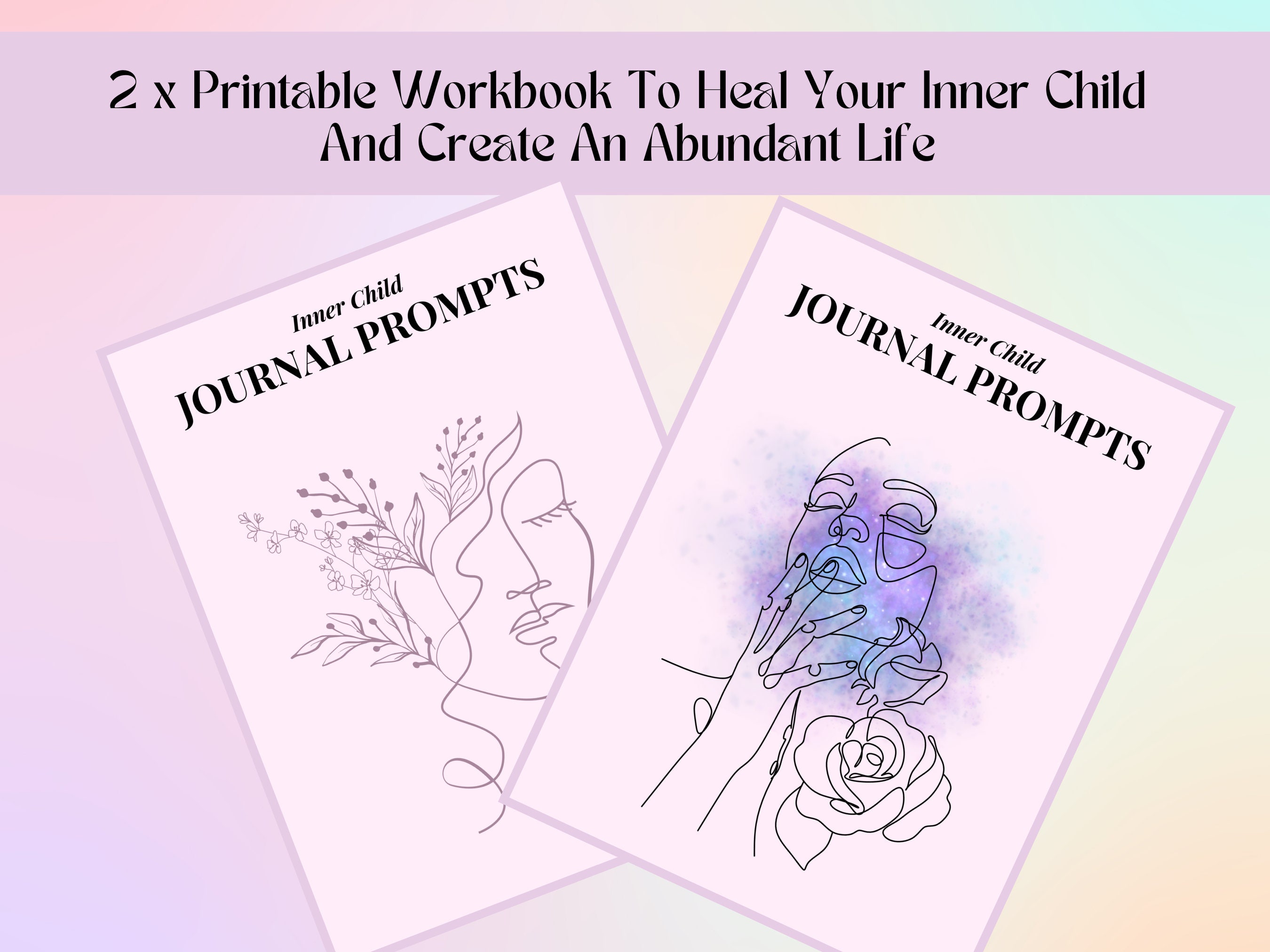 Inner Child Shadow Work Bundle, Journal Prompts, Printable Workbook ...