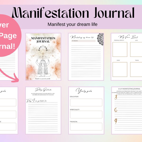 Manifestation Printable - Etsy