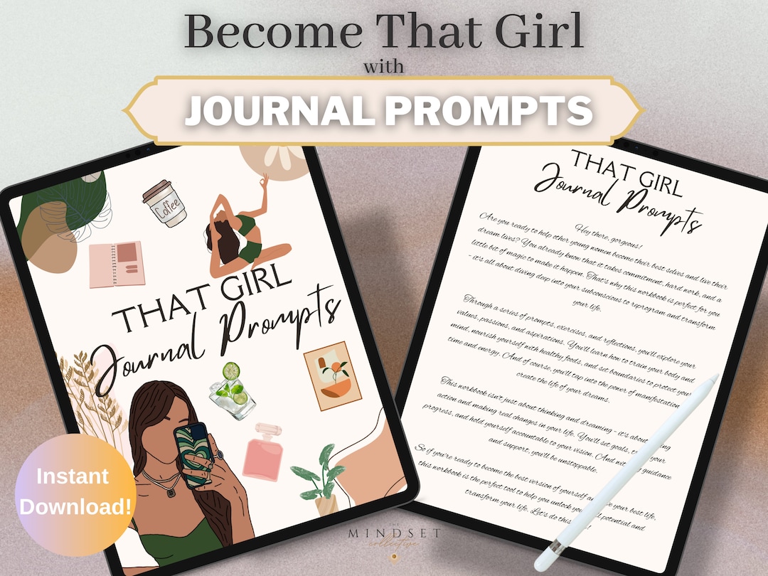 Unleash Your Inner 'that Girl' With Our Empowering Digital Journal ...